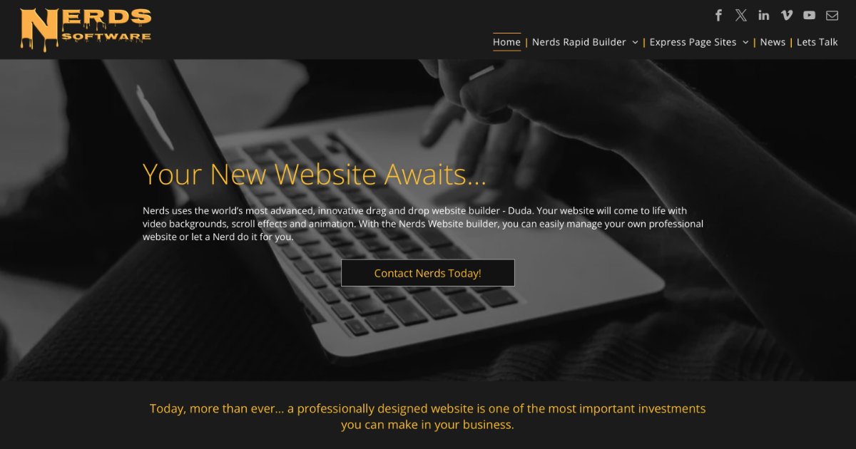 Nerds Software | Website Features