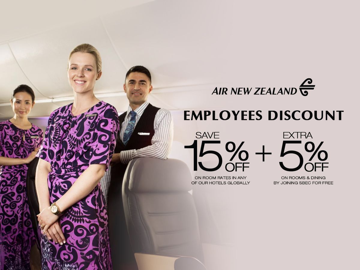 Air NZ Staff Discount – Exclusive 15% OFF