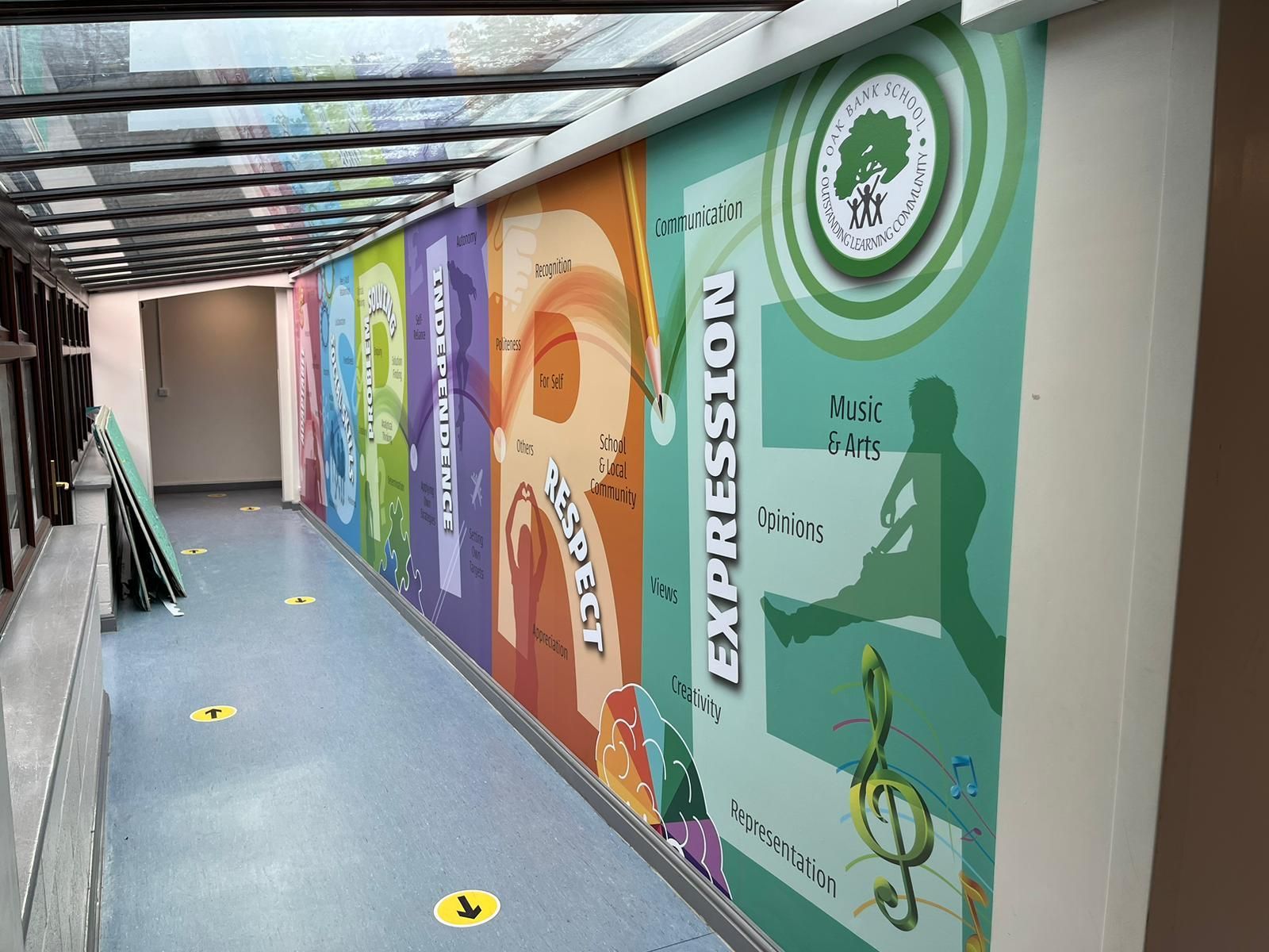 School Wall Graphics | Wall Art graphic | Walls Arts visual Service ...