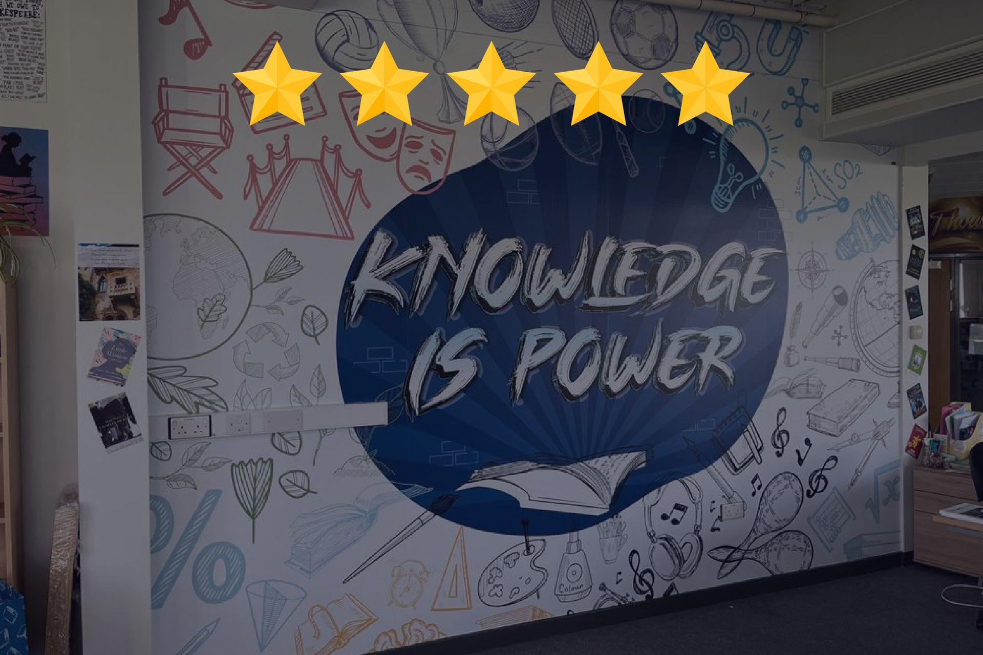 School Wall Graphics | Wall Art graphic | Walls Arts visual Service ...