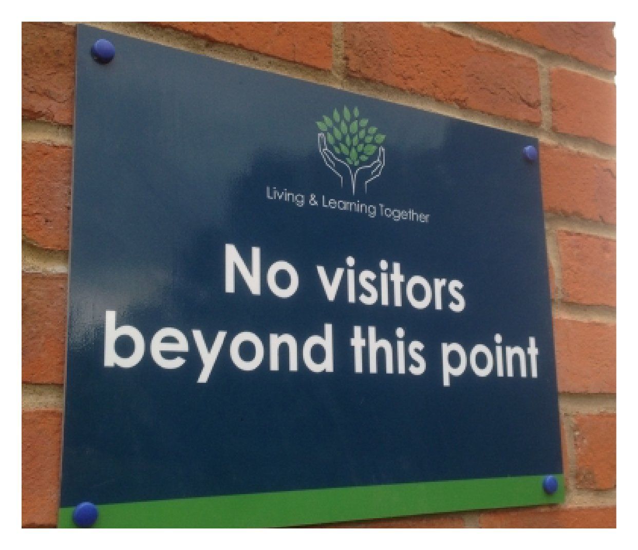 Signage for Primary & Secondary School - external wall gate signs