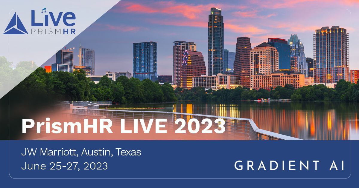 Join Gradient AI at PRISM HR Live 2023