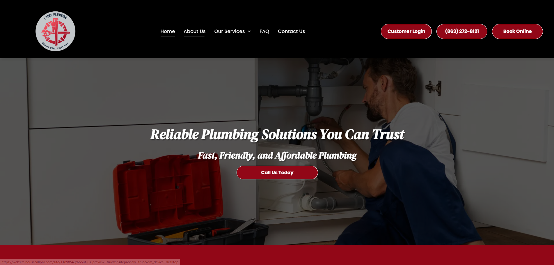 Plumbing Experts - Lakeland, FL - 1 Time Plumbing