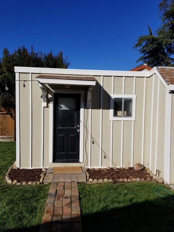 EXTERIOR GUEST HOUSE MAKEOVER FOR UNDER $400