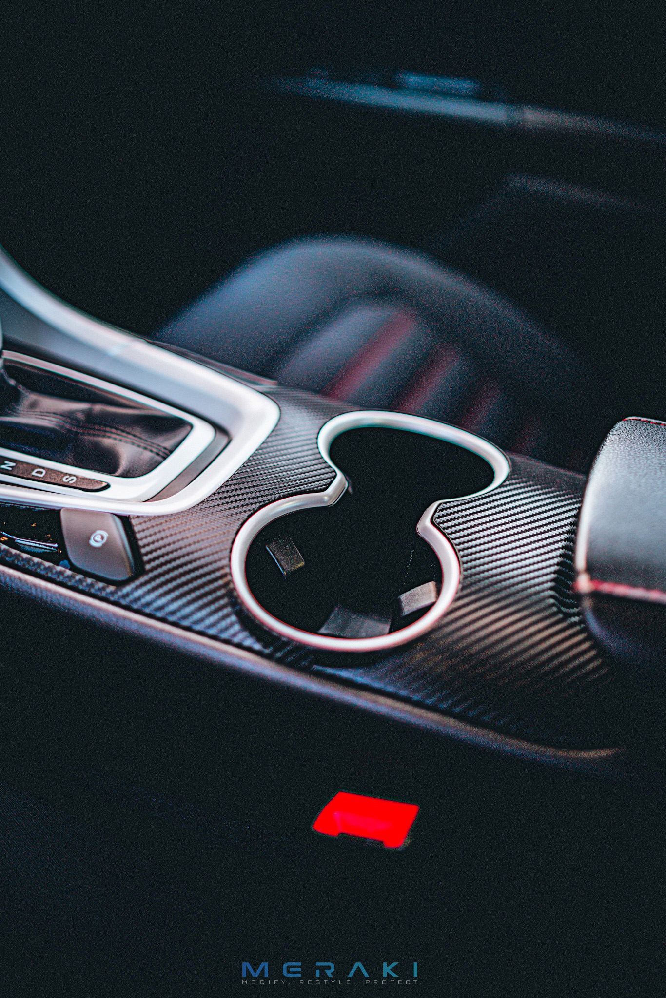 Carbon Fiber Interior Center Console | Ford Fusion