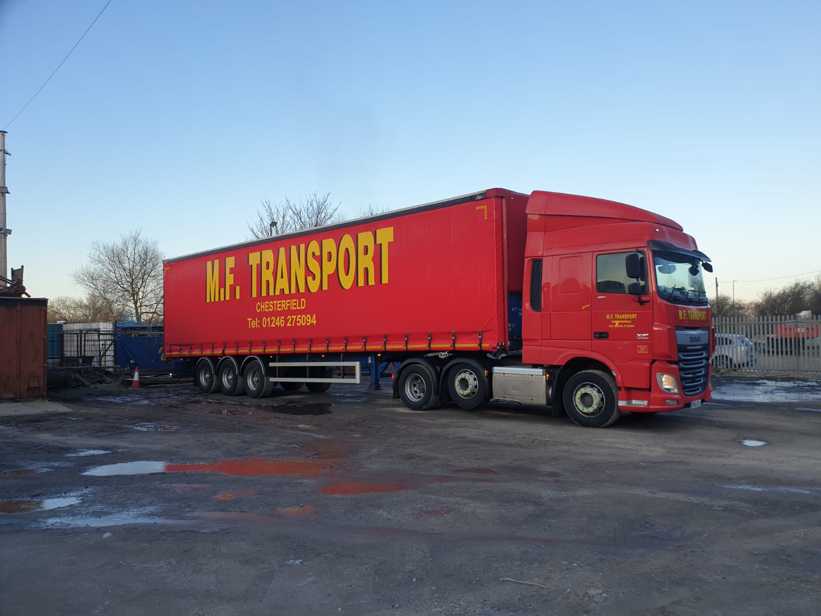 Our Logistics Fleet | M.F. Transport (Chesterfield) Limited