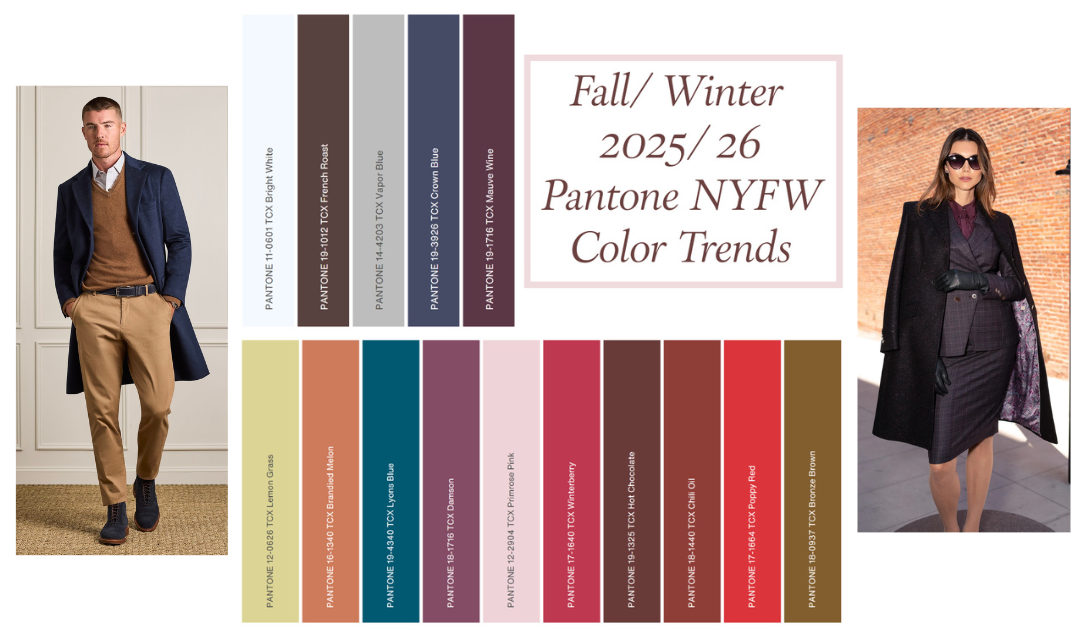 Pantone Color Trends for Fall / Winter / 2025 / 2026