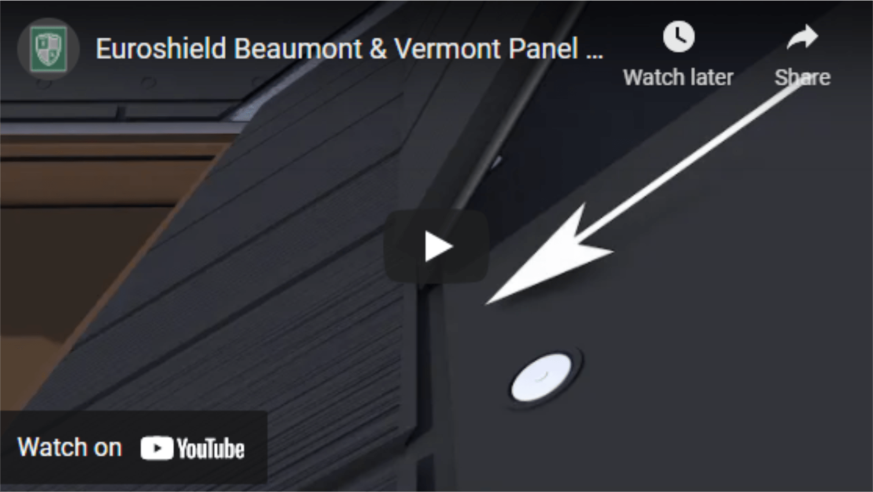Euroshield Beaumont & Vermont Panel Loc Video Installation Guide