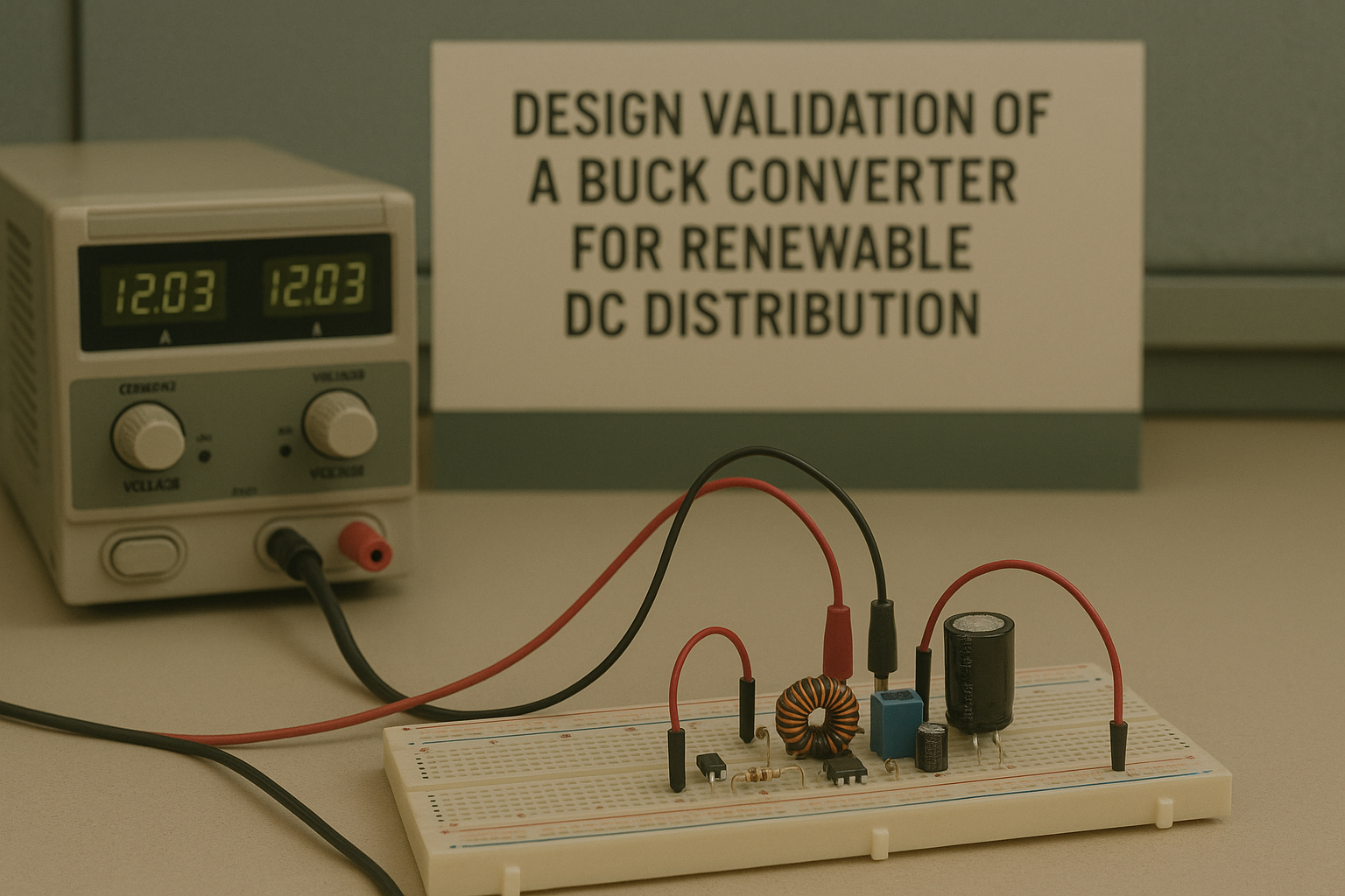 Buck Converter Design Validation for Solar DC Systems