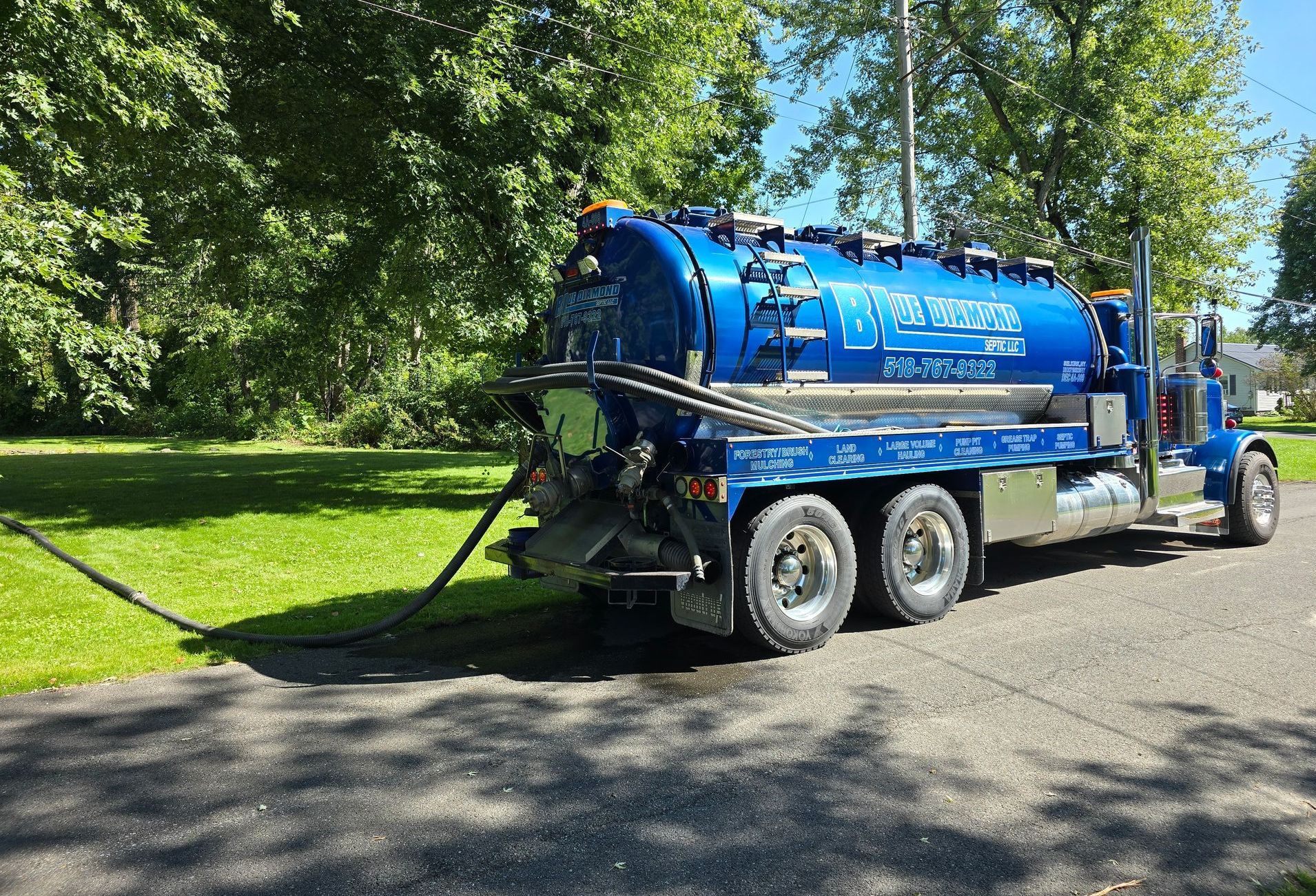 Contact Blue Diamond Septic | Serving NY, MA & VT
