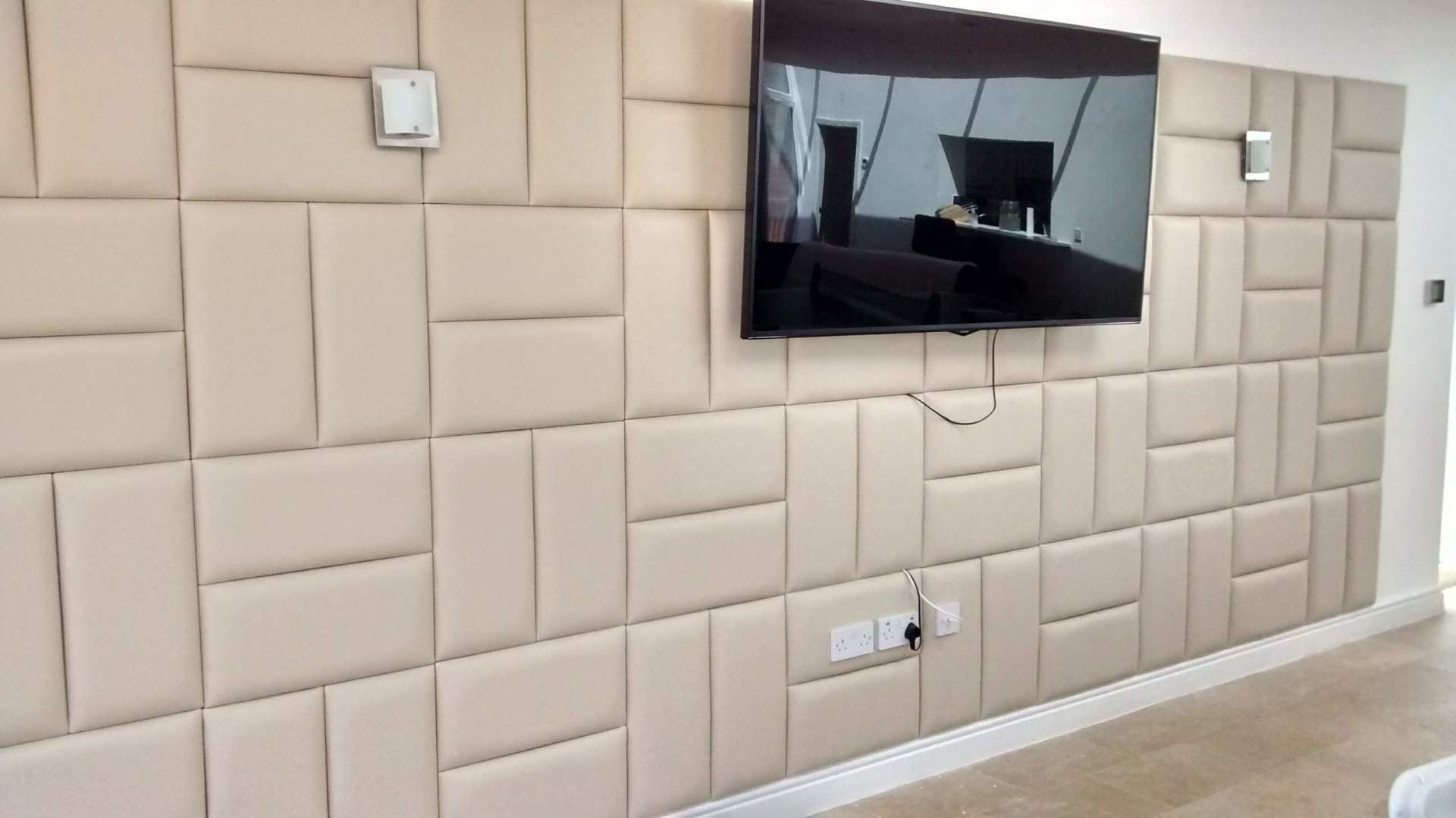 Upholstered wall tiles | The Leicester Headboard Co