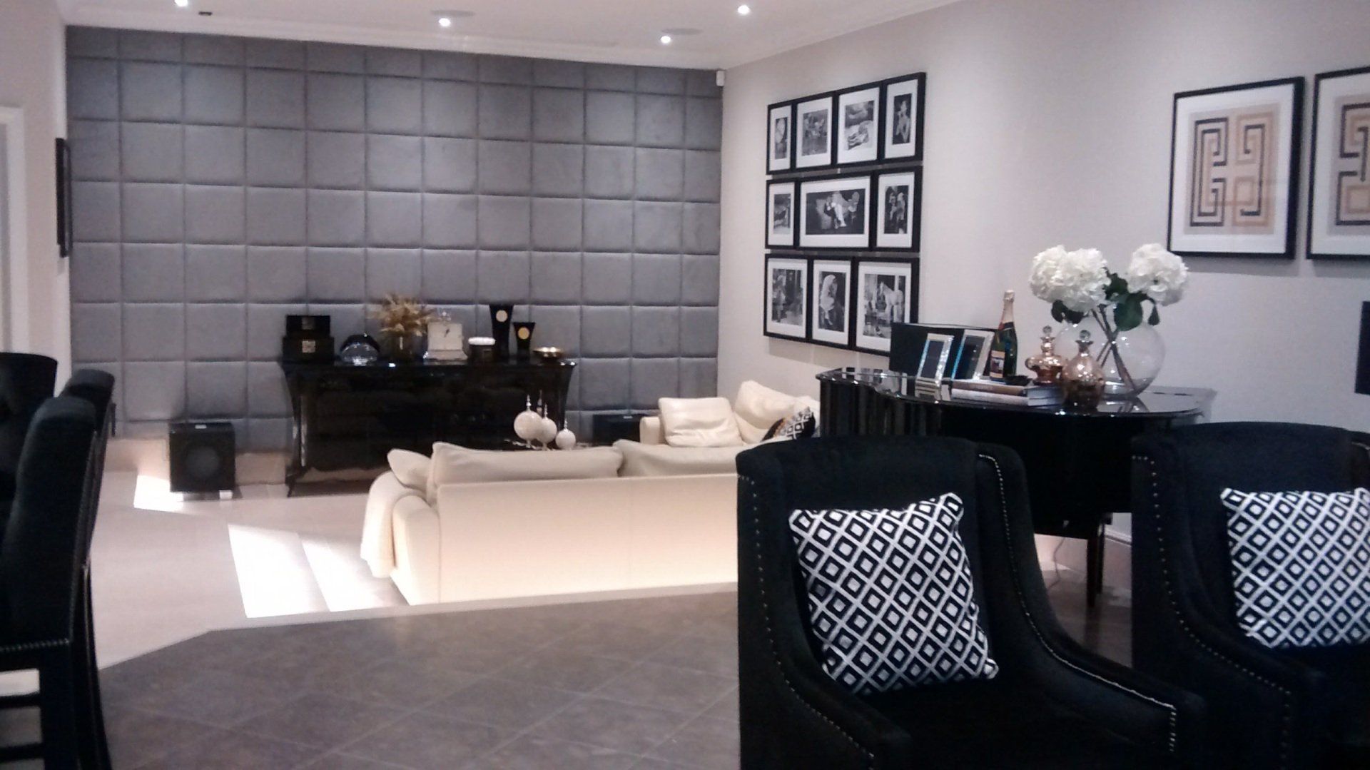 Cinema room wall tiles | The Leicester Headboard Co