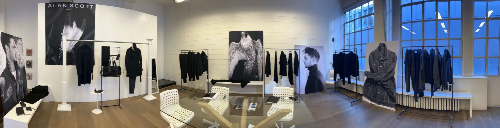 A unique luxury stretch cashmere clothing collection by Alan Scott made ...