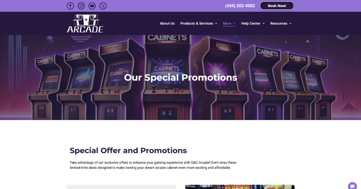 Arcade Deals | G&G Arcade Promotions