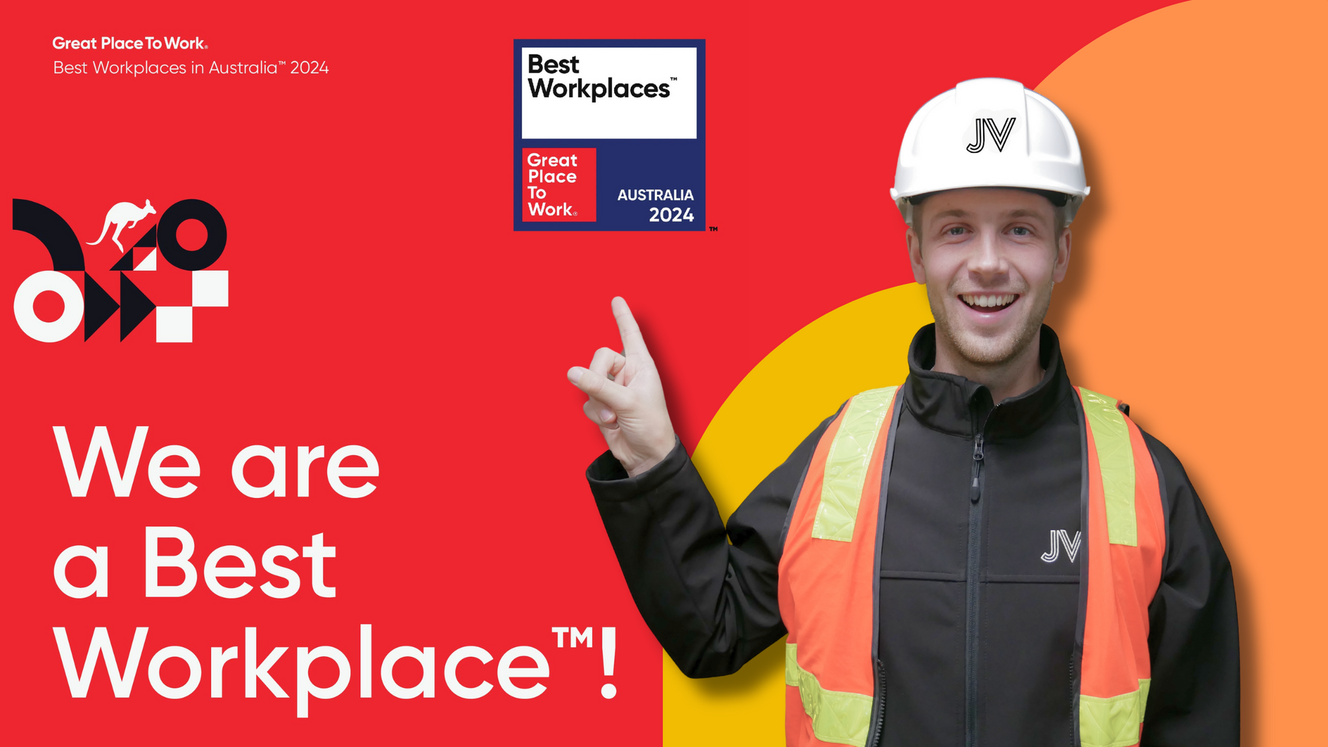 JV Secures Spot in Top 30 Best Workplaces in Australia for 2024