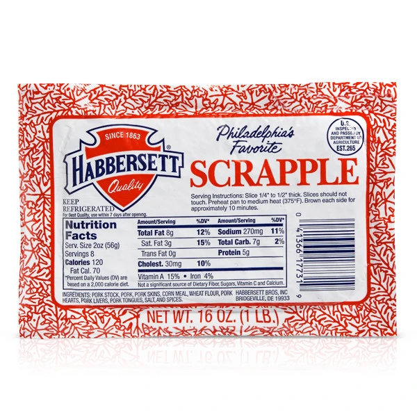 Favorite Scrapple - Philadelphia, PA - Habbersett Scrapple