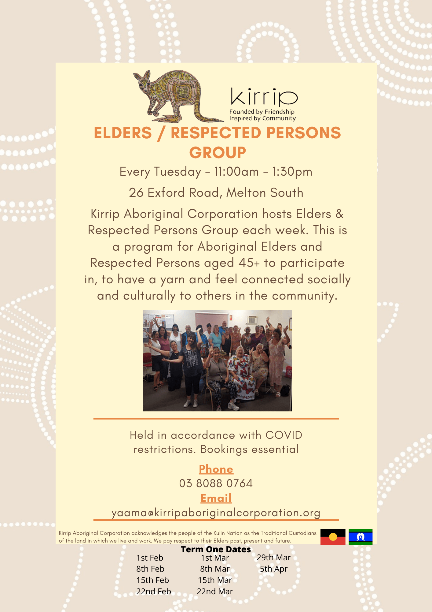 Kirrip Aboriginal Corporation | Elders & Respected Persons Group