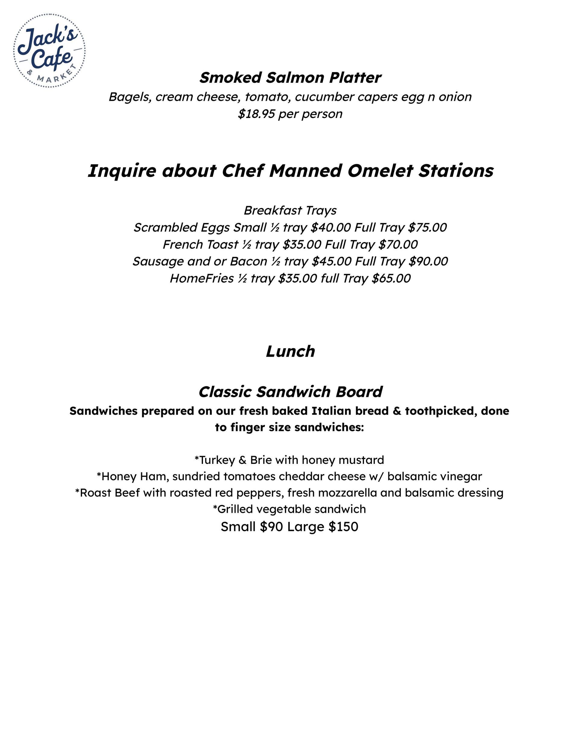 Jack's Cafe & Market - River Vale, NJ