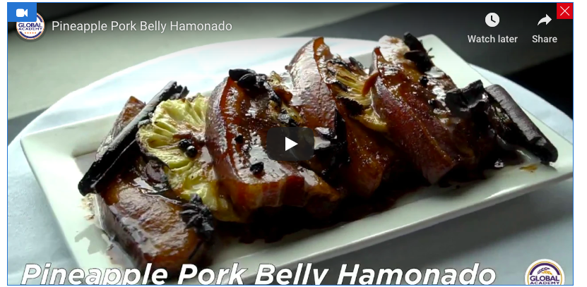 Pineapple Pork Belly Hamonado