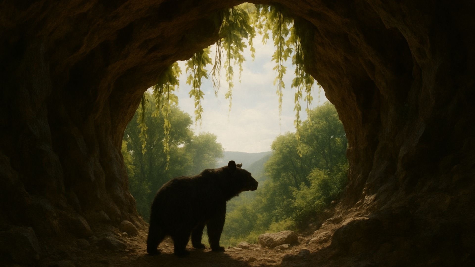 Do bears live in caves?