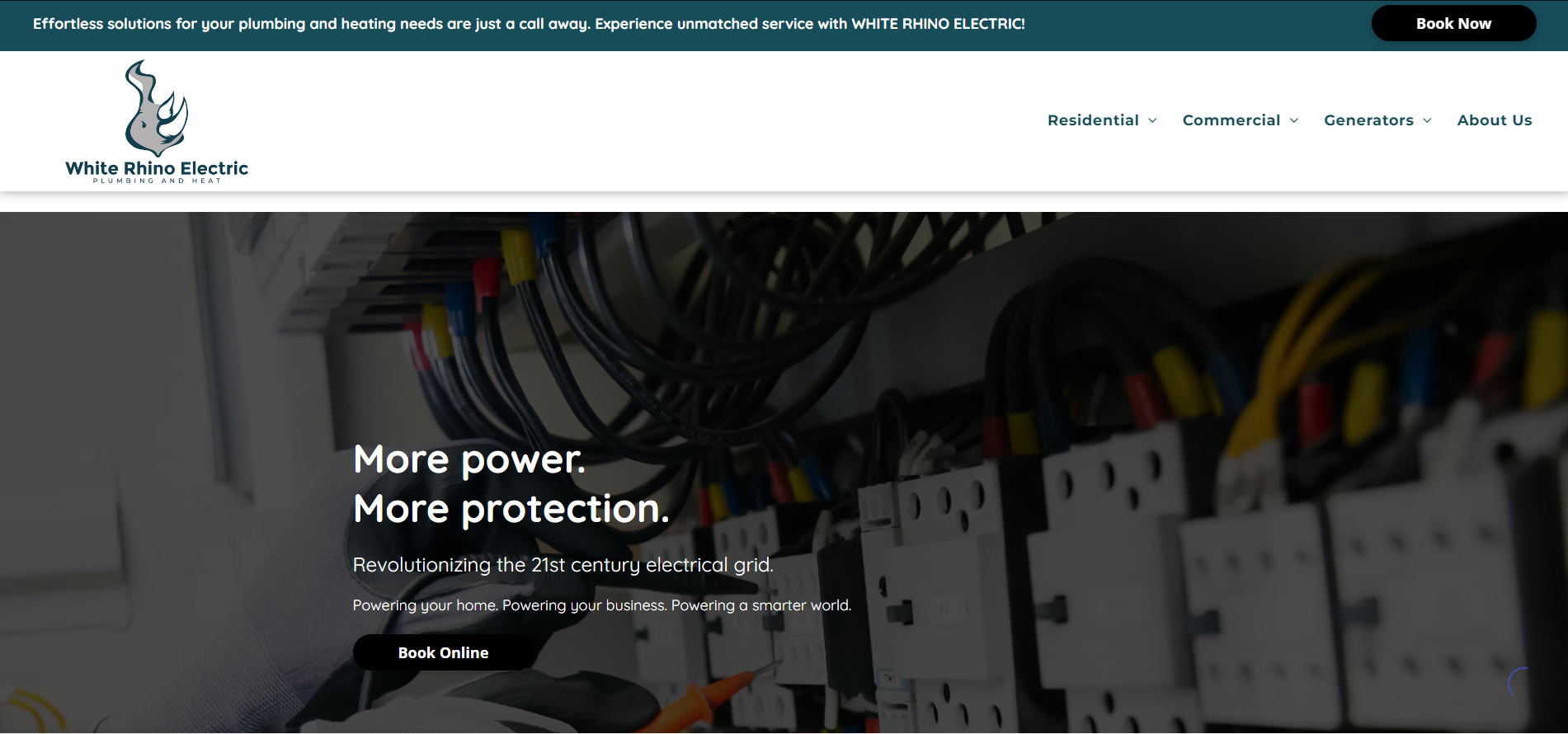 Plumbing and Heating Solutions WHITE RHINO ELECTRIC