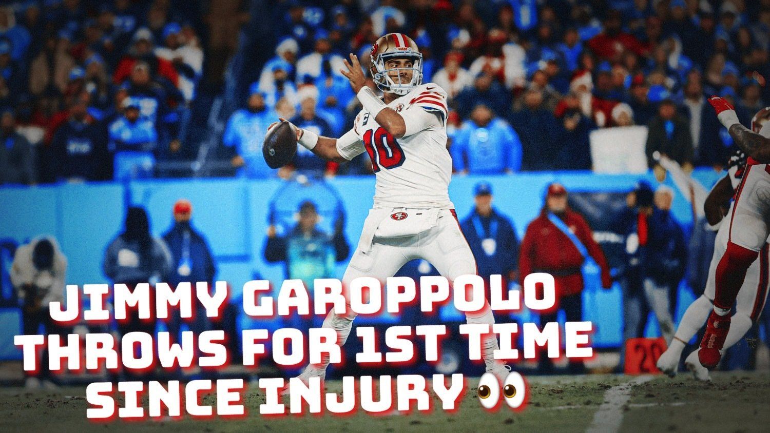 Video: Jimmy Garoppolo Throws For First Time Since Thumb Injury