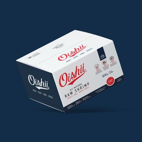 8bitcreative | Oishii Shrimp | Foodservice Packaging Design