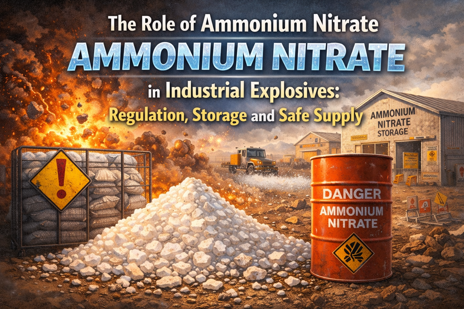 Ammonium Nitrate & Industrial Explosives: Regulation and Storage