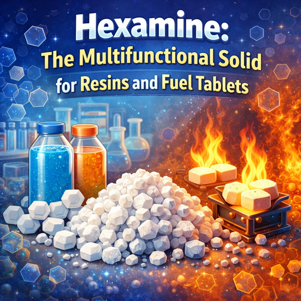 Hexamine: The Multifunctional Solid for Resins and Fuel Tablets