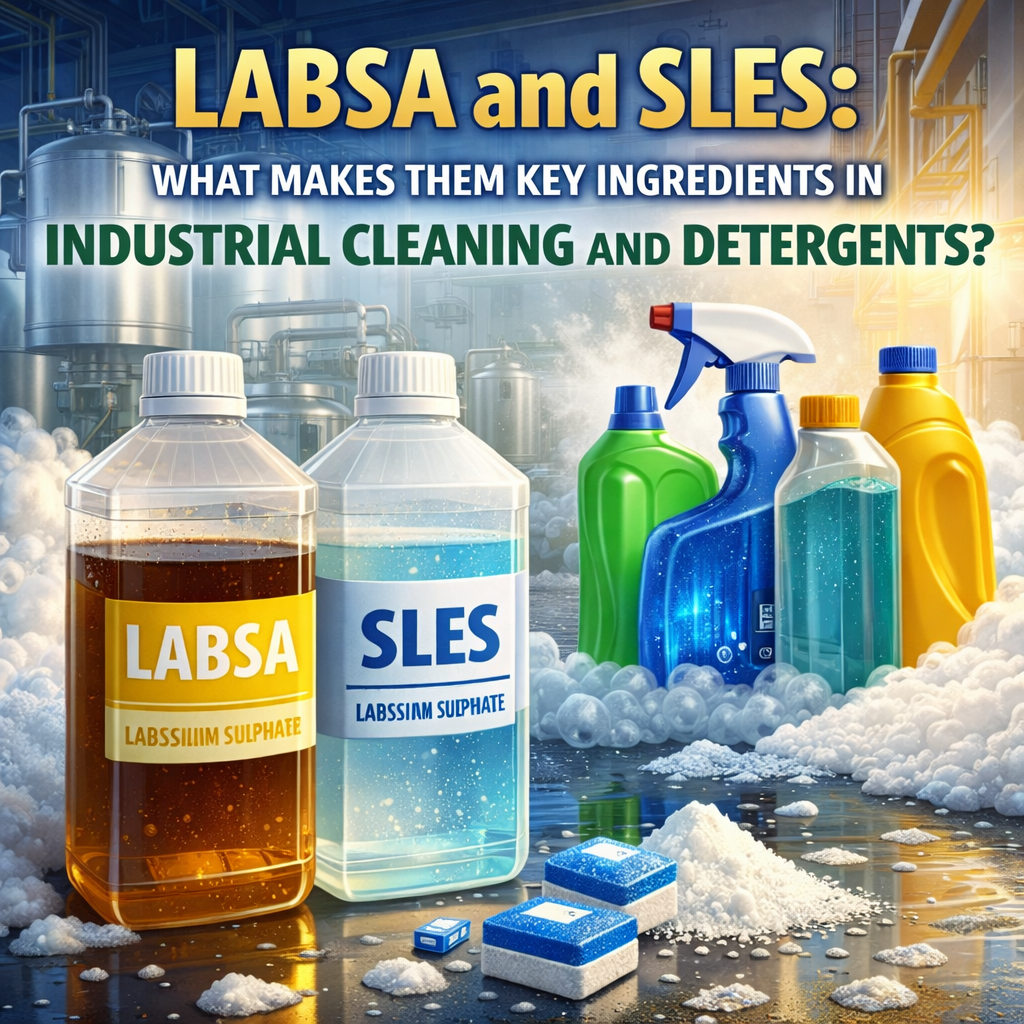 LABSA and SLES: Key Ingredients in Industrial Cleaning