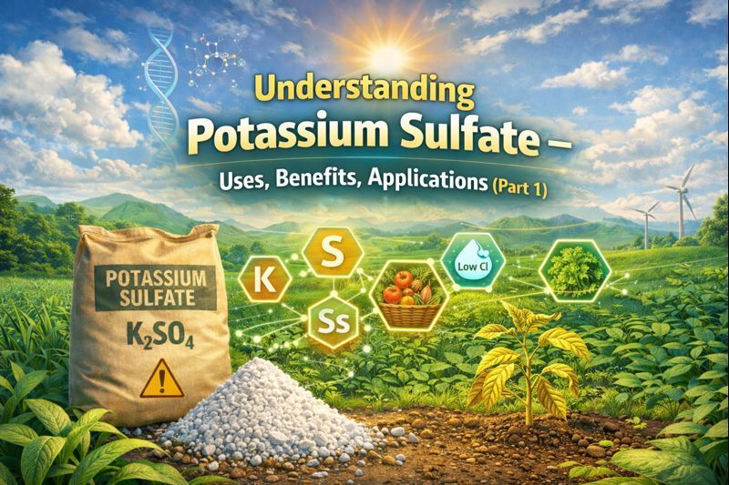 Understanding Potassium Sulfate – Uses, Benefits, Applications