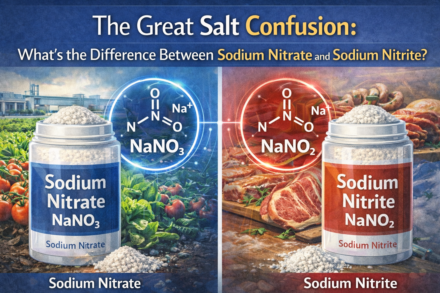 What’s the Difference Between Sodium Nitrate and Sodium Nitrite?