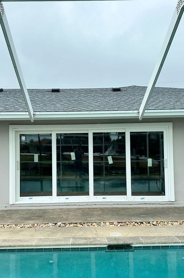 Hurricane Rated Sliding Glass Doors High Quality UPVC Sliding Door,