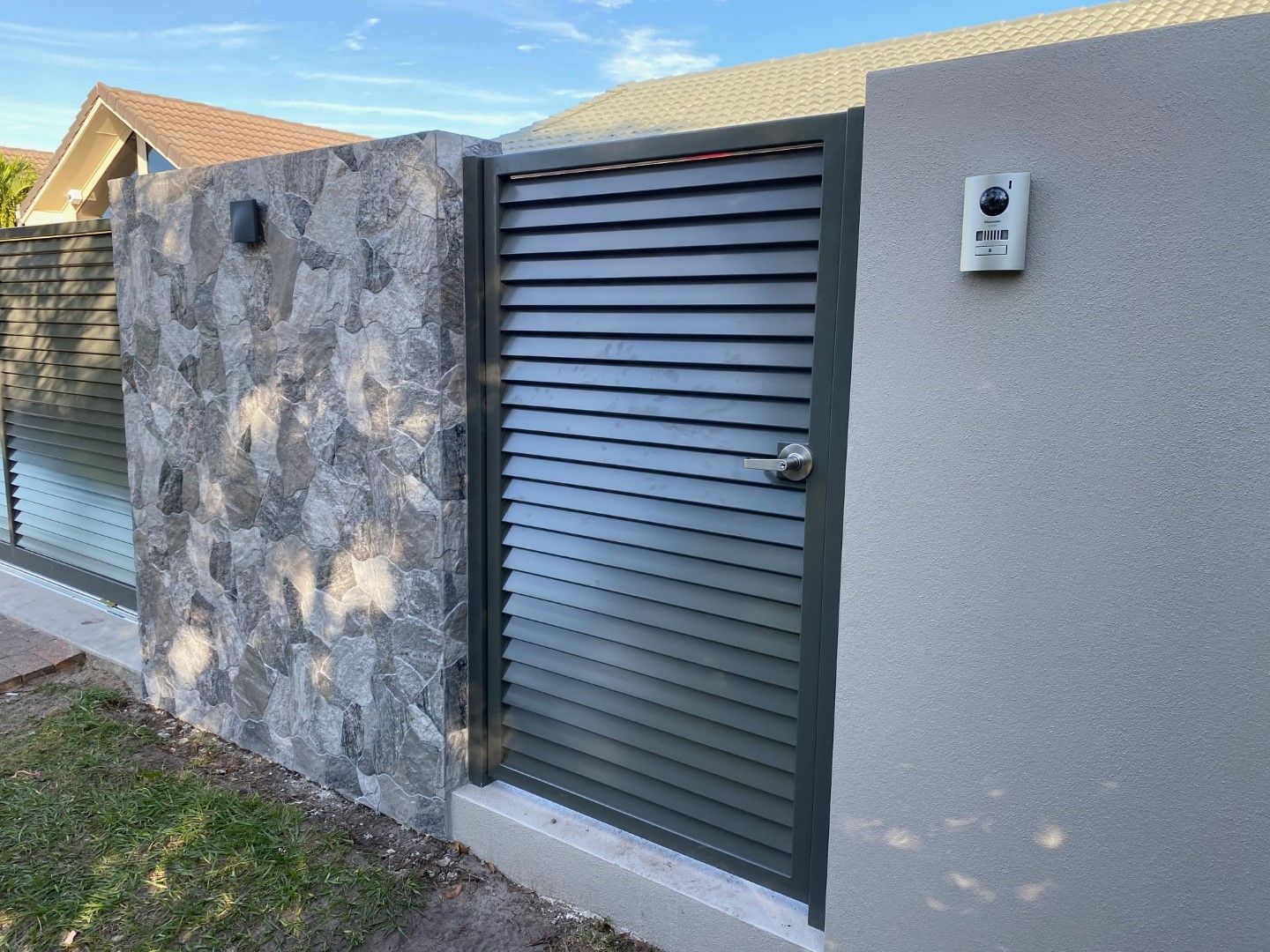 Aluminium Slat Panels and Gates | Oceans Fencing