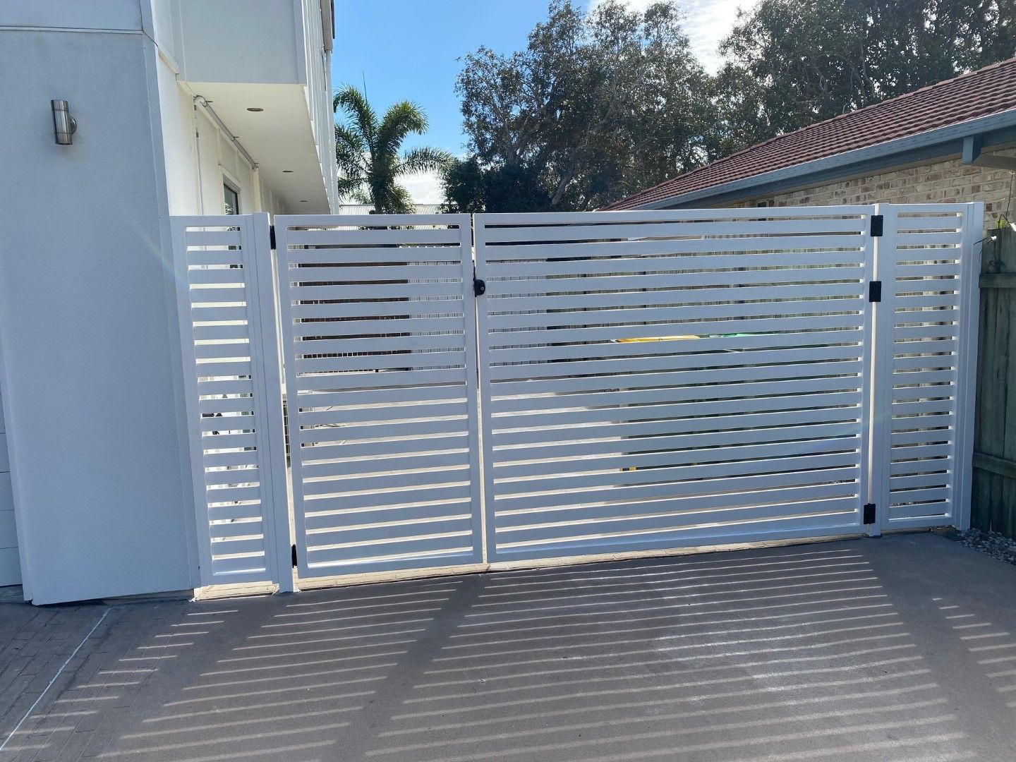 Aluminium Slat Panels and Gates | Oceans Fencing