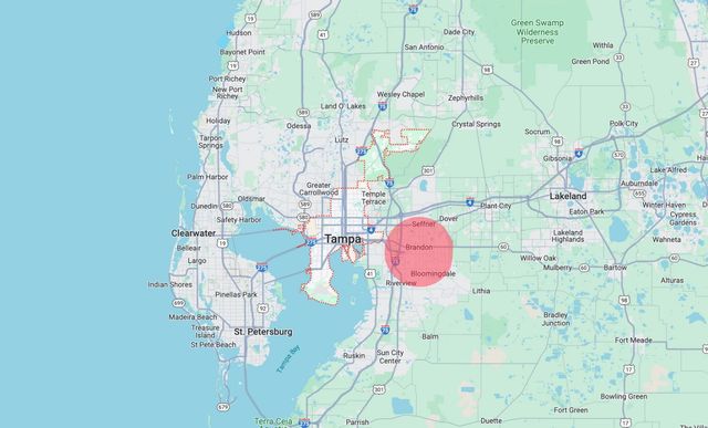 Valrico Florida Map 2150 Bloomingdale Ave Valrico, FL 33596 | ID: