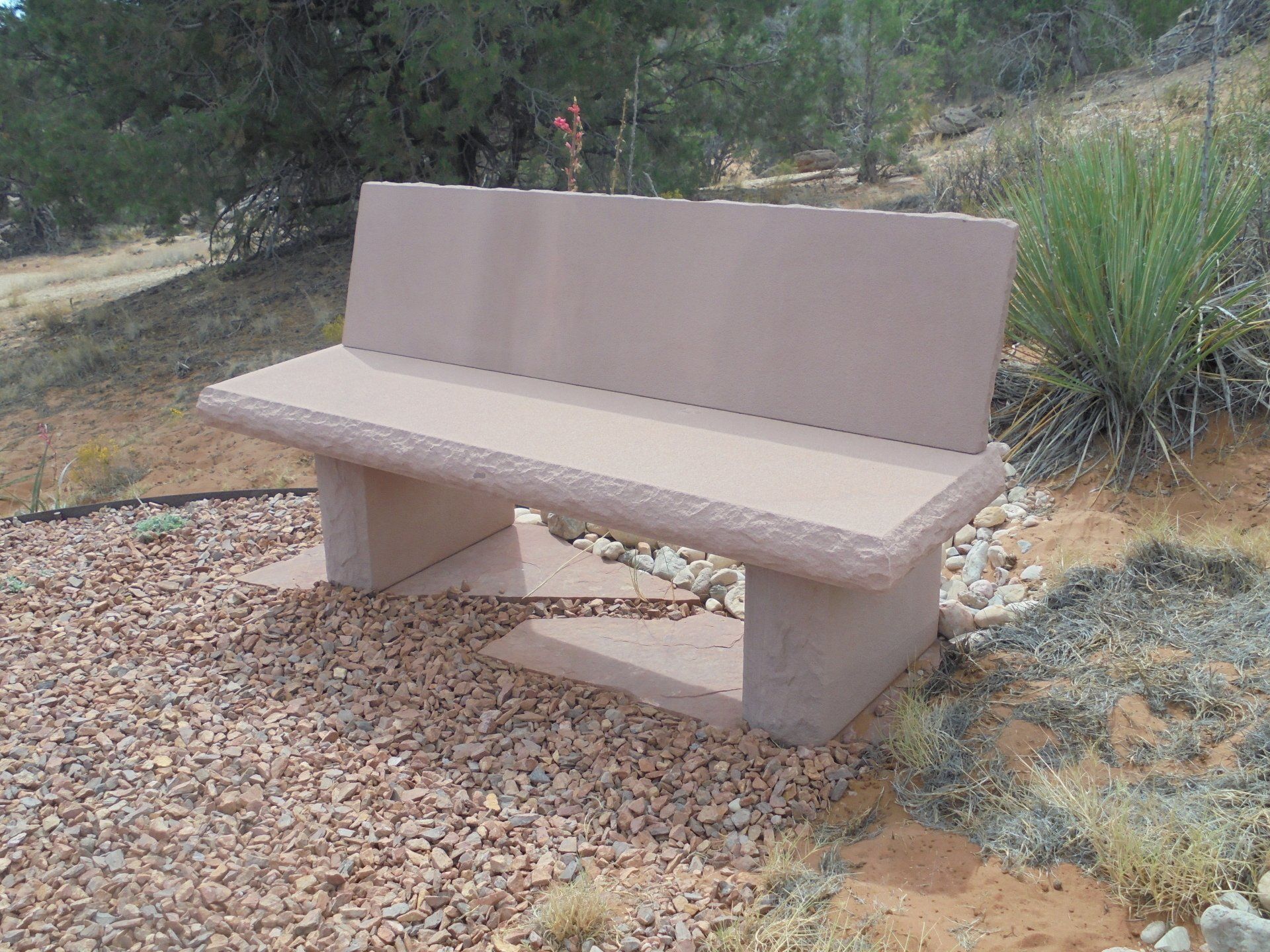 Tables, Benches, & Fire Pits| St. George area, UT | Silver Arrow Stone Co.