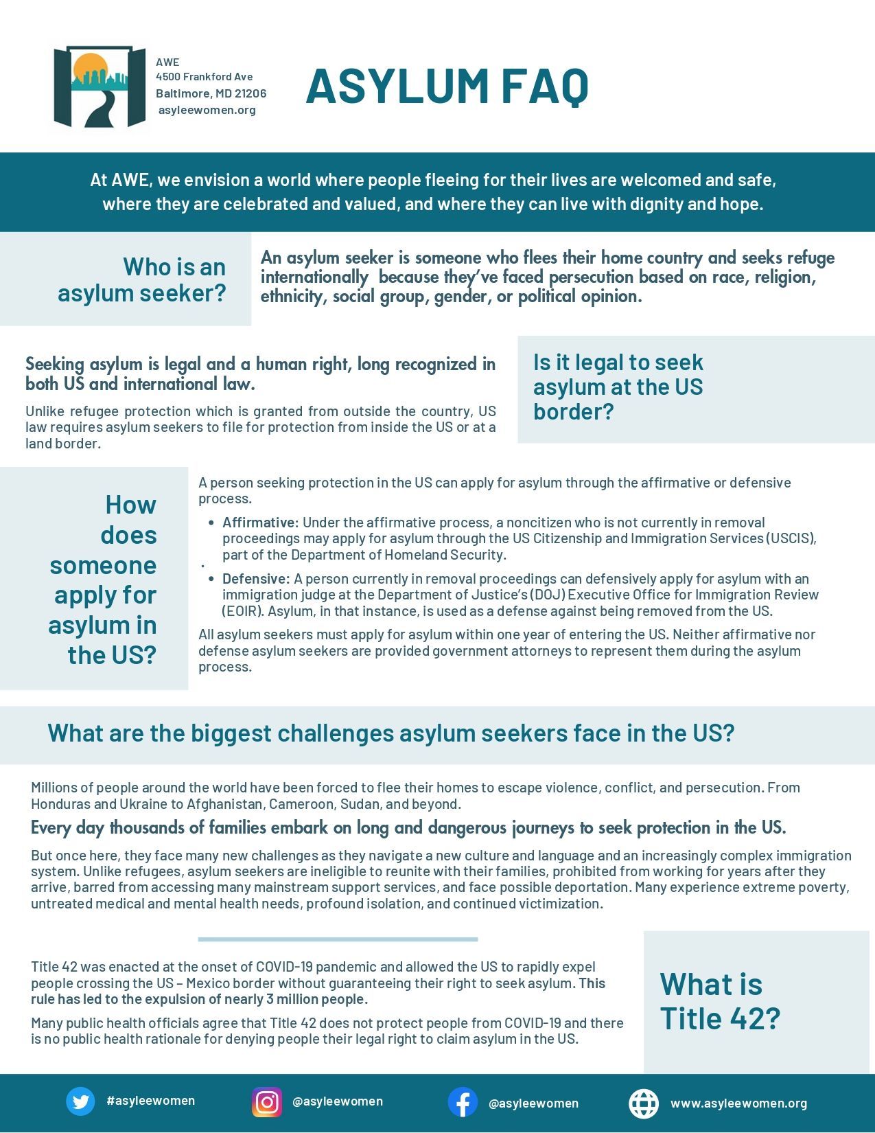 Asylum FAQ