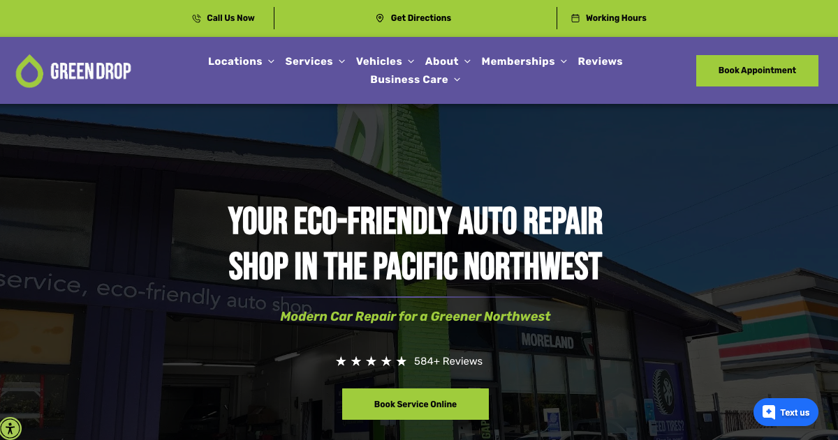 Our Auto Locations in Portland & Vancouver | Green Drop