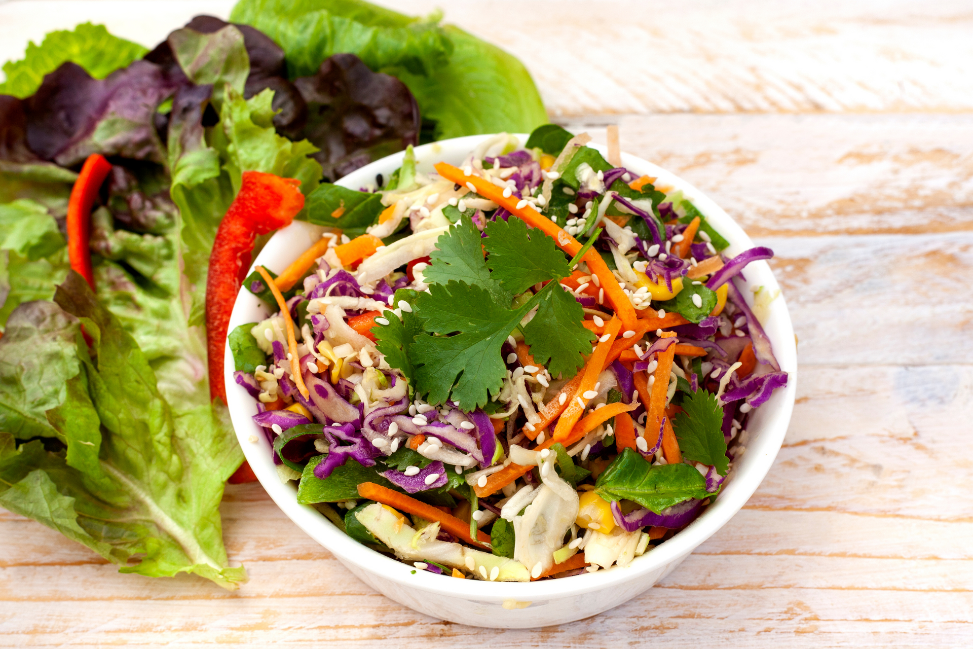 Low-Carb Bright Roots Slaw