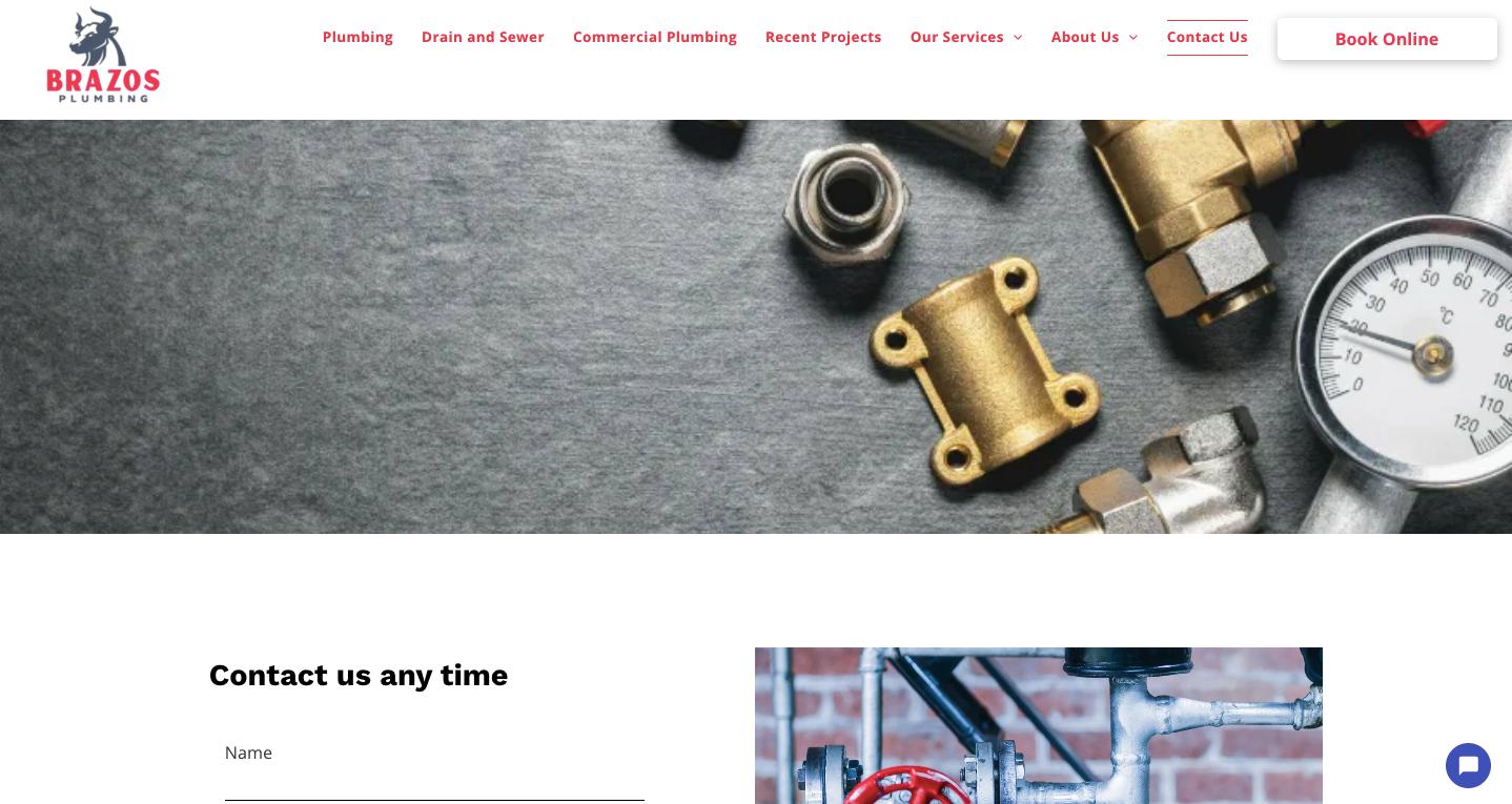 Contact Us | Brazos Plumbing | Webster, TX