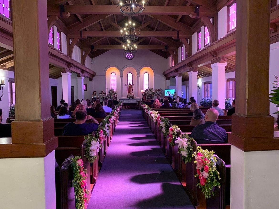 Viewing With Mass & Cremation | Chapel of Flowers Funeral Home
