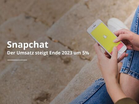 Snapchat - Der Umsatz steigt Ende 2023 um 5%
