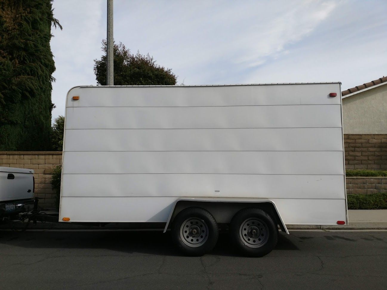 14x7x6.5 ENC Ramp 36 RV Door | Lake Forest, CA | Speedy Trailers