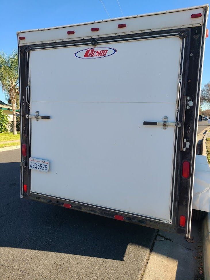 14x7x6.5 ENC Ramp 36 RV Door | Lake Forest, CA | Speedy Trailers