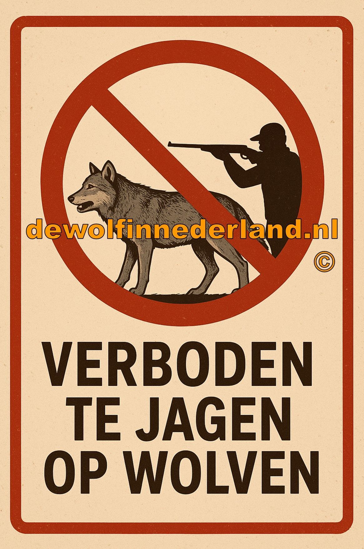 De wolf, en de opmerkelijke belangen van de jager