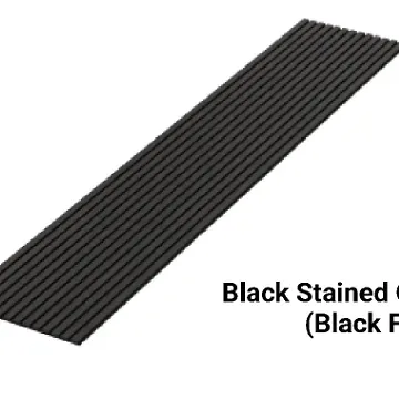Black Stained Oak (Black Felt) - Wallwood Ac Feature Wall Panel (2700 x ...