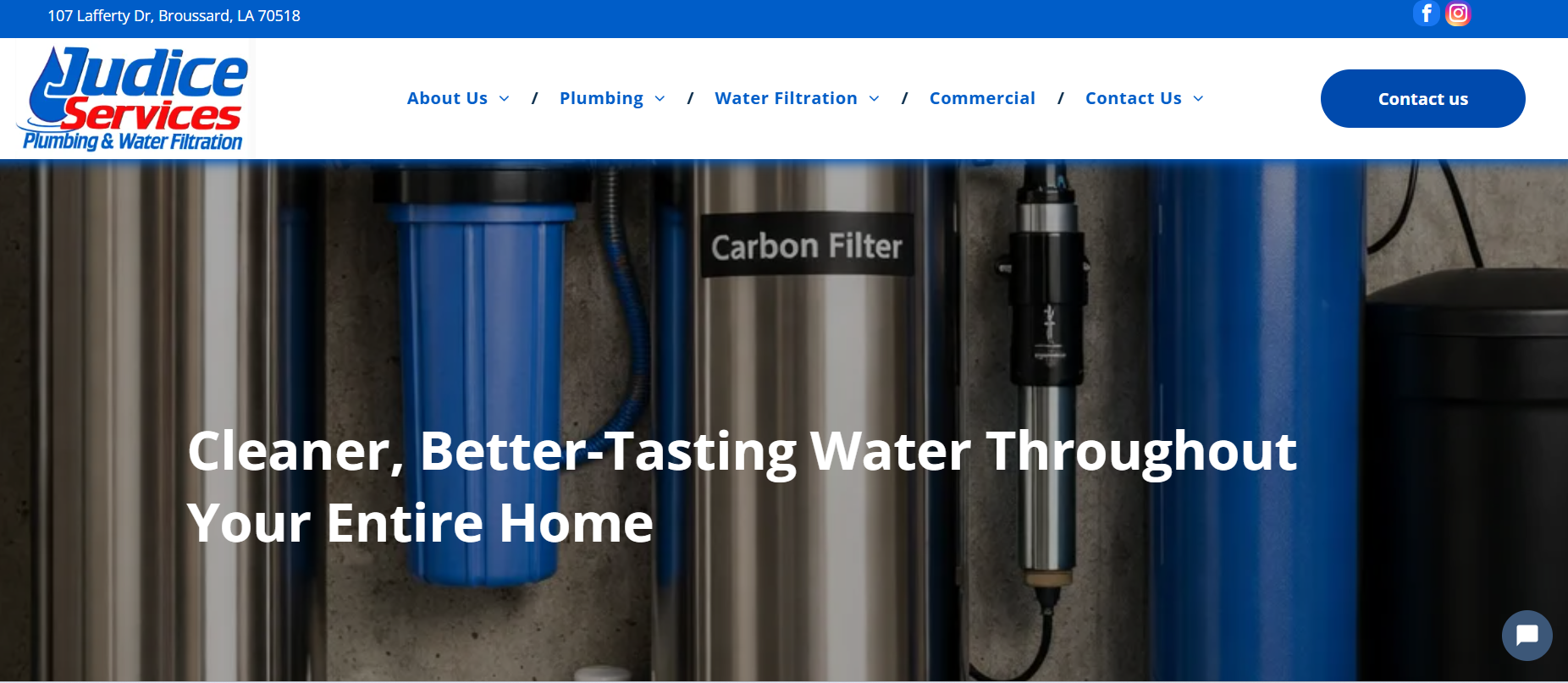 Whole House Plumbing Filtration | Broussard, LA | Judice