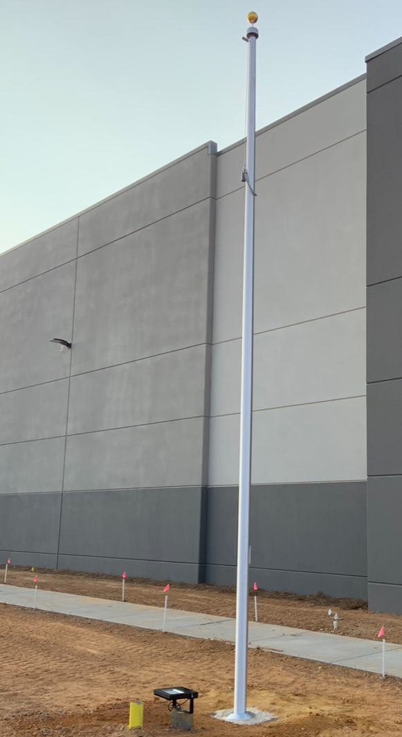 Commercial Grade Flagpole Lights | LED and Solar Flag Lights