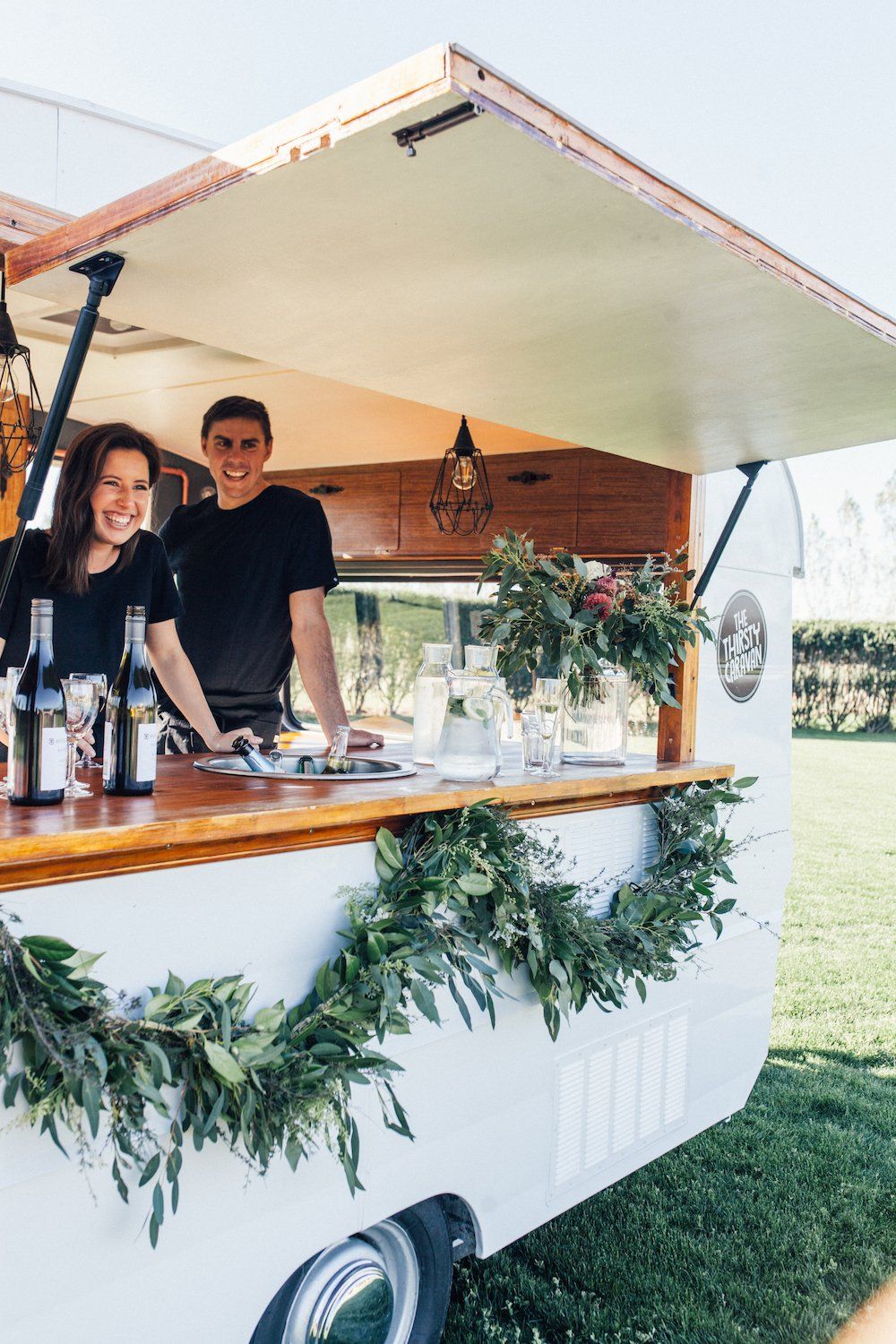 Thirsty Caravan is a vintage caravan bar which operates from Methven ...